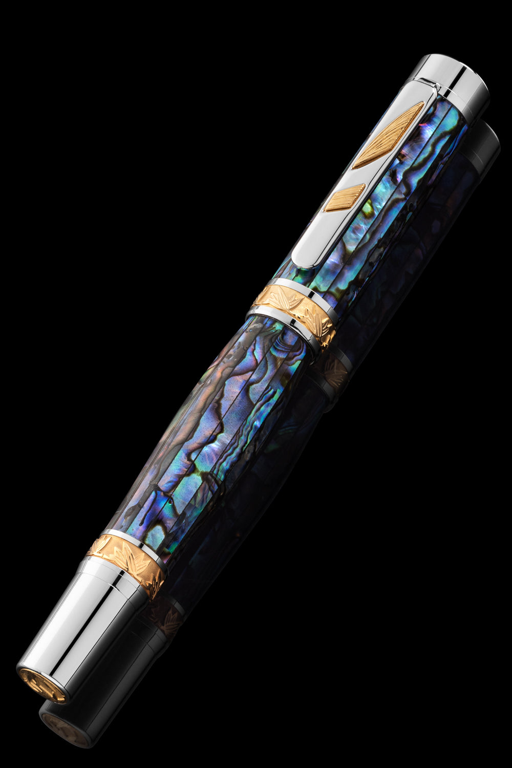 The Rainmaker - Blue Abalone Shell Fountain Pen | Pitchman®
